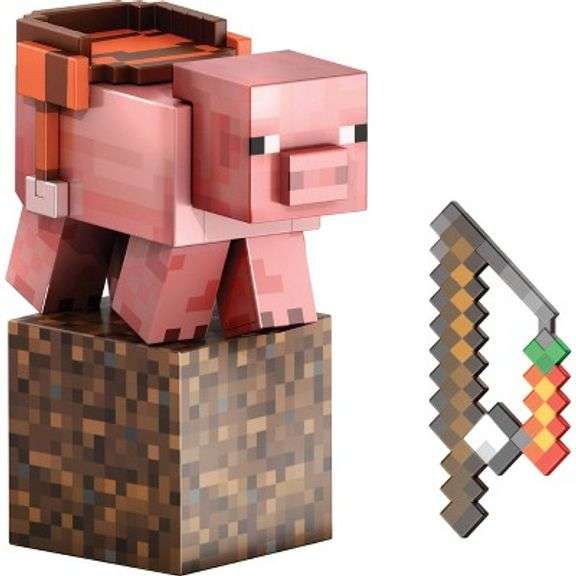 Minecraft Pig Diamond Level Mini Figure - Matthews Auctioneers