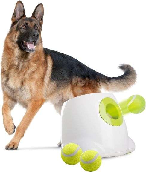 ALL FOR PAWS Dog Ball Launcher Automatic Ball Launcher Dog Ball Thrower ...
