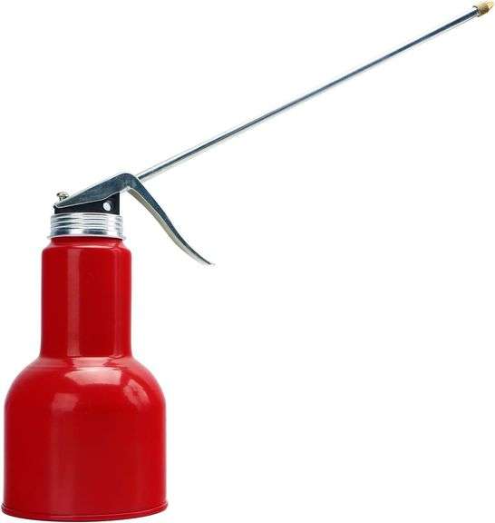 High Pressure Hand Pump Oiler Pistol Oiler Can Spray Gun Hose For ...