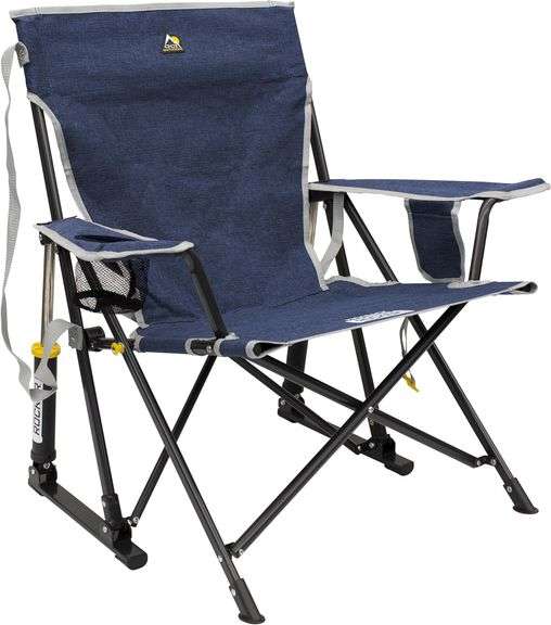 GCI Outdoor Rocker Camping Chair Kickback Rocker Indigo Blue - Matthews ...
