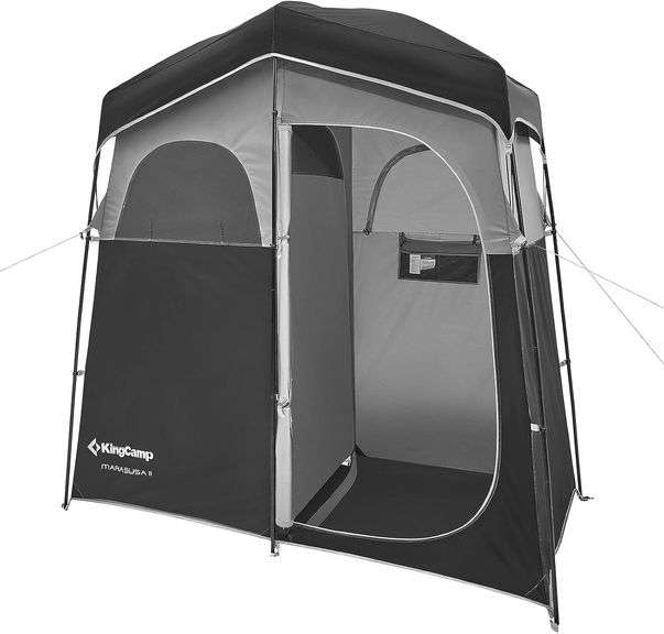 KingCamp Camping Shower Tent Oversize Space Privacy Tent Portable ...