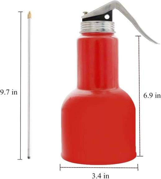 High Pressure Hand Pump Oiler Pistol Oiler Can Spray Gun Hose For ...