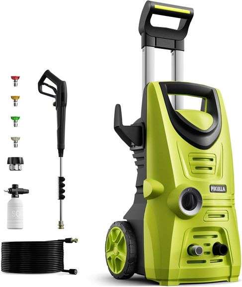 Pikulla Electric Pressure Washer, 2030 PSI Pressure Cleaner with ...
