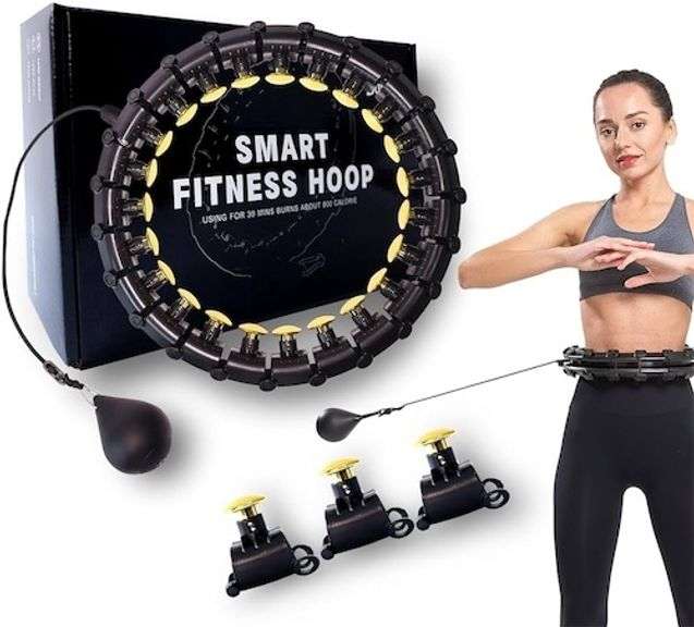 Dumoyi Smart Weighted Hoop for Adults Weight Loss,Infinity Fitness Hoop ...