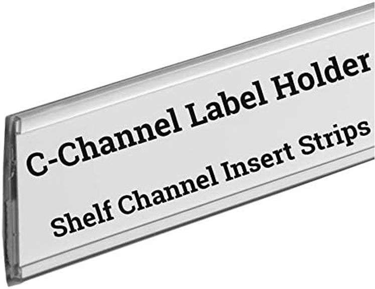 Stick on C Channel Insert Strip, 48" L Adhesive Wood Metal & Plastic ...