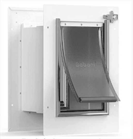 Baboni Pet Door for Wall, Steel Frame - Matthews Auctioneers