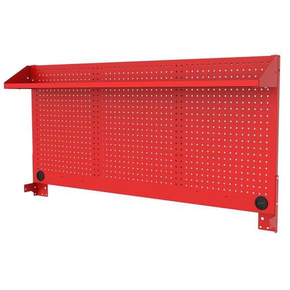 Modular 52 in. W Standard Duty Red Pegboard Attachment - Matthews ...