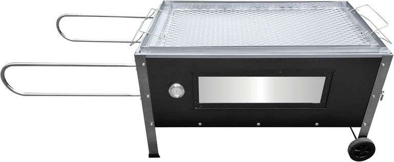 Bene Casa Black Caja Asadora Roasting Box with Window, 100lb. Capacity ...