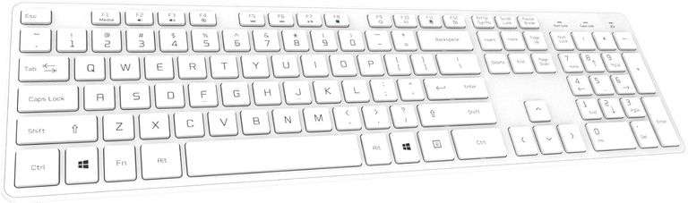 B.FRIENDit 2.4G Wireless Keyboard with Cover/Protector Skin, Ultra Slim ...