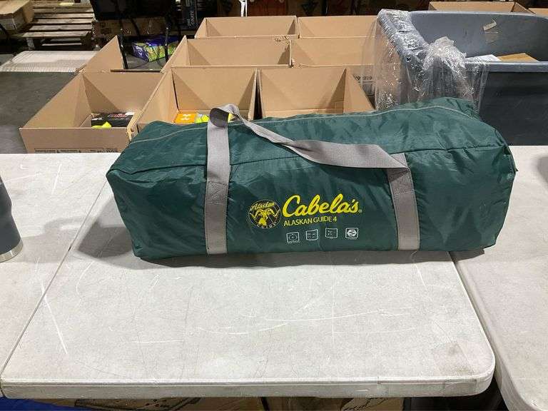 Cabela's Alaskan Guide Model Geodesic 4-Person Tent - Matthews Auctioneers