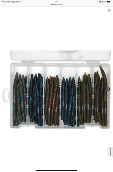 Bass Pro Shops 84-Piece Stik-O Worm Kit - Matthews Auctioneers