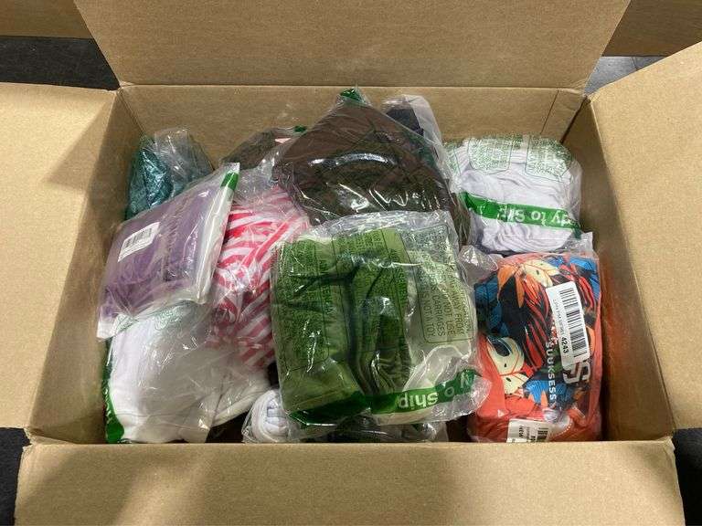 Box Lot of Misc. Amazon Clothing - Matthews Auctioneers