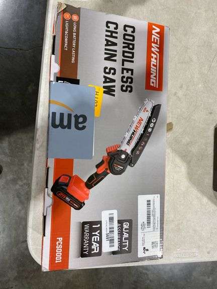 Mini Cordless Chainsaw Kit, Upgraded 6" One-Hand Handheld Electric ...