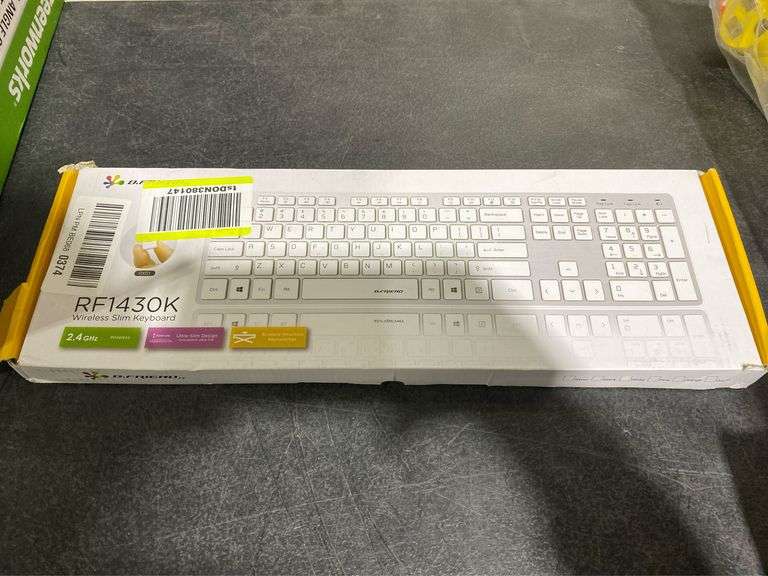 B.FRIENDit 2.4G Wireless Keyboard with Cover/Protector Skin, Ultra Slim ...