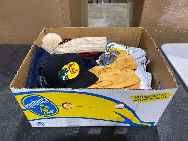 Box Lot of Bass Pro Shops Clothing - Matthews Auctioneers
