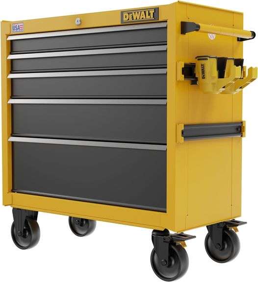 DEWALT 37 in. 5-Drawer Rolling Tool Cabinet (DWST37052) - Matthews ...