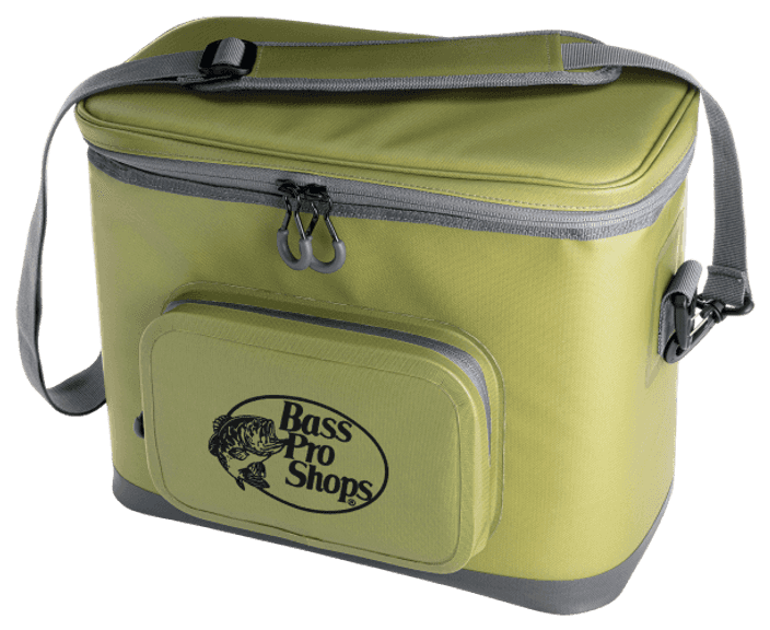Bass Pro Shops Soft-Sided Cooler - 12 Cans - Green - Matthews Auctioneers