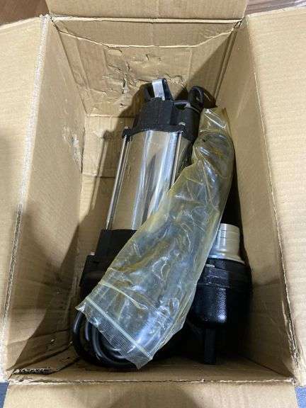 1HP Sewage Grinder Pump Submersible Effluent Pump, Sump Pump 110V ...