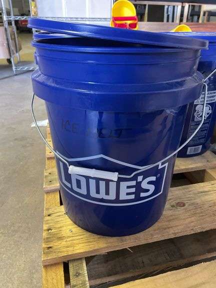 5 Gallon Lowe s Bucket Of Ice Melt - Matthews Auctioneers