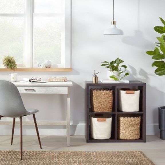 4 Cube Organizer Espresso - Brightroom : Decorative Bookshelf, Cubby ...