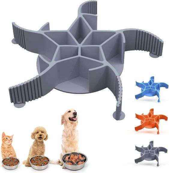 (3) XUEPETT Slow Feeder Insert for Dog Bowls That Slow Down Eating ...