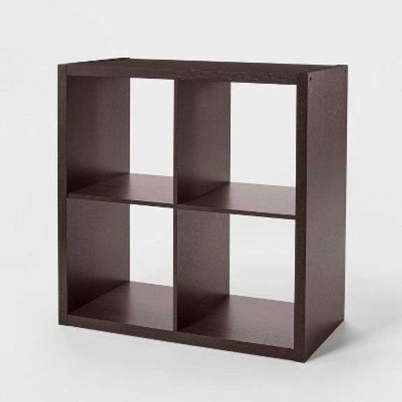 4 Cube Organizer Espresso - Brightroom : Decorative Bookshelf, Cubby ...