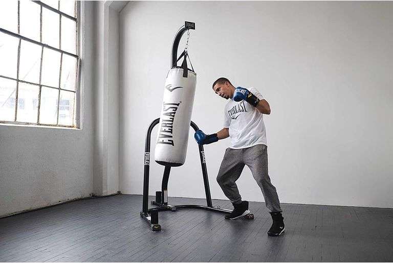 Everlast Steel Heavy Punching Bag Stand Workout Equipment for ...