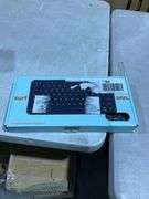 onn. Mini Compact Wireless Office Keyboard USB Receiver, 78 Keys, Grey ...