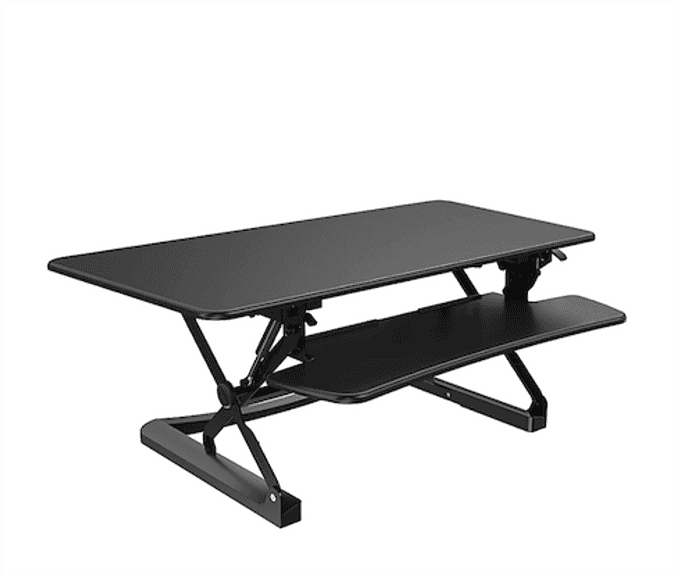 FlexiSpot Height-Adjustable Standing Desk Riser with Removable Keyboard ...