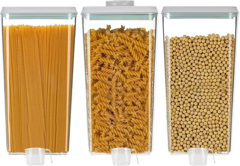 CosyStora Airtight Food Storage Containers Set POP Open Kitchen ...