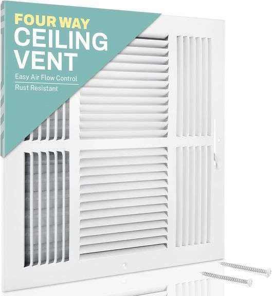 Home Intuition Ceiling Register - Air Vent Covers for Home Ceiling or ...