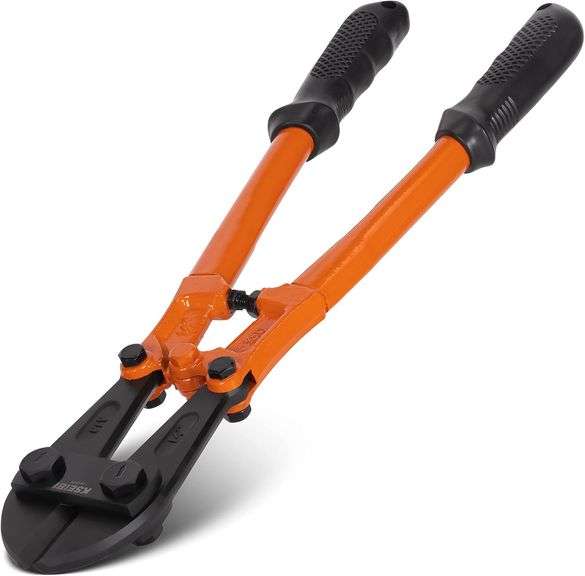 KSEIBI 141575 Small Bolt Cutters 14 inch, Heavy Duty Chrome Vanadium ...