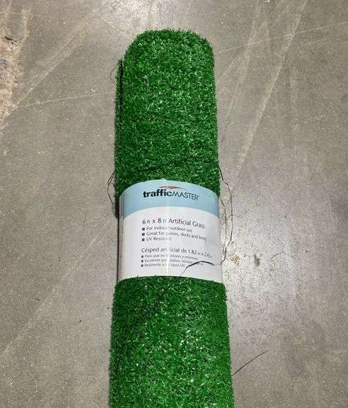 TrafficMaster 6ft x 8ft Artificial Grass - Matthews Auctioneers