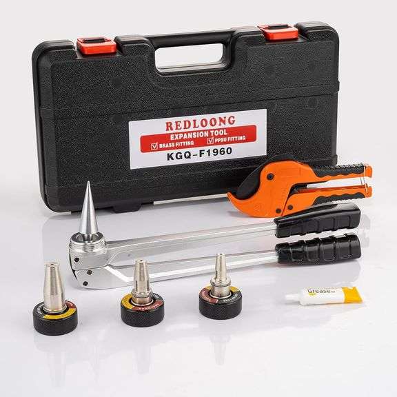 REDLOONG Manual PEX Pipe Expander Tools Kits with 1/2",3/4",1 ...