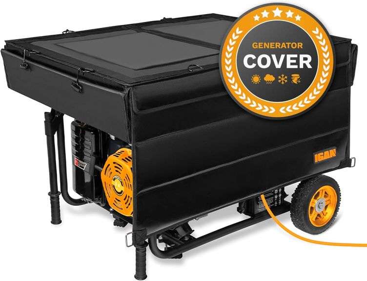 IGAN Generator Tent Running Cover, Ultra Heavy Duty Tarpaulin Enclosure ...