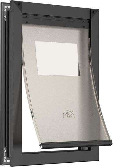 Dog Door Flap HANIML Extra Large Dog Door With Magnetic Double Flaps ...