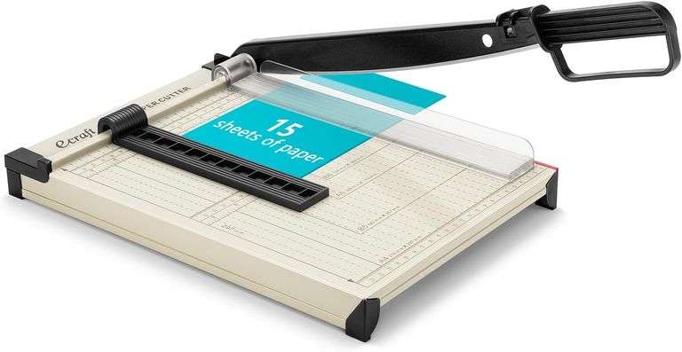 Ecraft 12" Guillotine Paper Cutter Paper Trimmer Accurate Cutting with ...