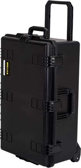 MEIJIA Premium Waterproof Hard Compact Rolling Camera Case with ...
