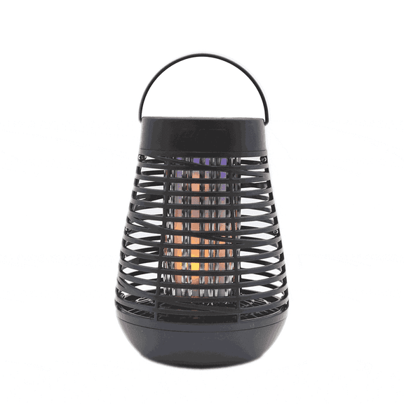 PIC Flame Effect Solar Portable Insect Killer Torch Outdoor Insect Trap ...