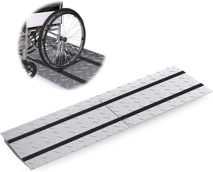 Door Threshold ramp, Doorway ramp for 2 inch to 4 inch Rise, Door Step ...
