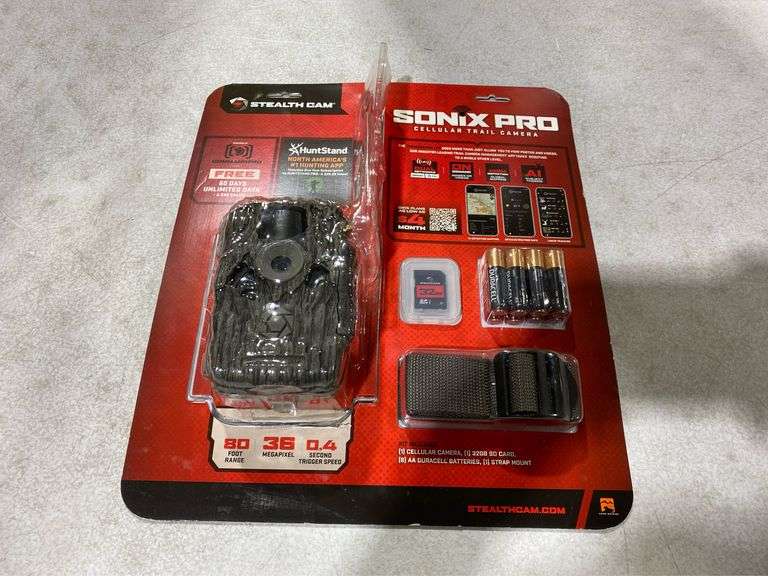 Sonix Pro Cellular Trail Camera - Matthews Auctioneers