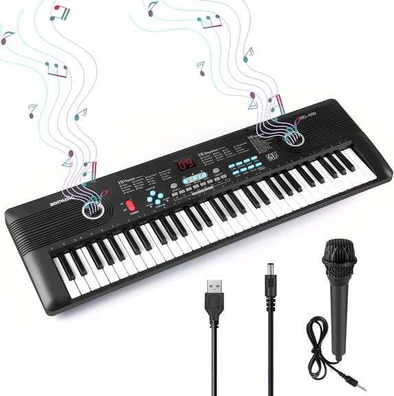61 keys piano keyboard, Electronic Digital Piano with Built-In Speaker ...