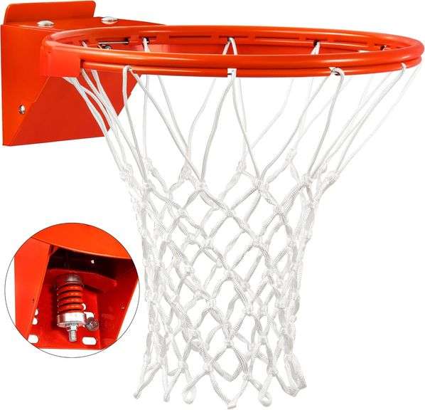 Basketball Rim Replacement, Single-Spring Breakaway Basketball Rim ...