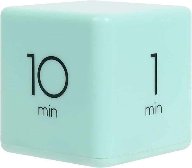 mooas Cube Timer (Mint), Flip Timer Productivity Timer, Time Management ...