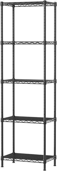 SINGAYE 5 Tier Shelf Wire Shelving Adjustable Storage Shelves Storage ...