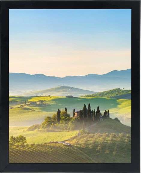 HUKONHEP 16x21 Black Picture Frames, Photos Frame with Plexiglass, Wall ...