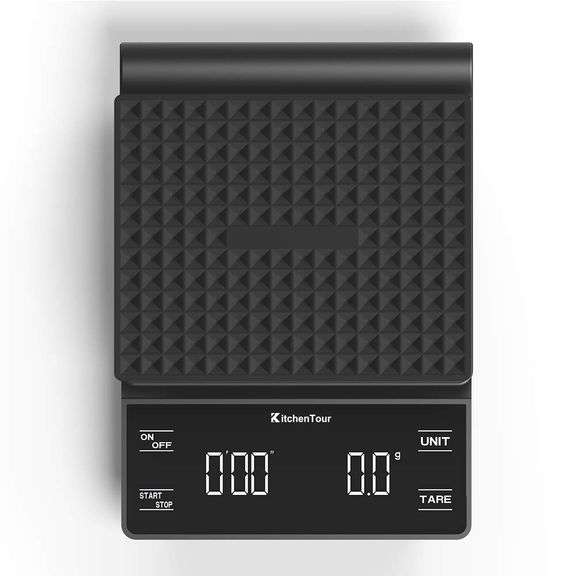 KitchenTour Coffee Scale with Timer 3kg/0.1g High Precision Pour Over ...