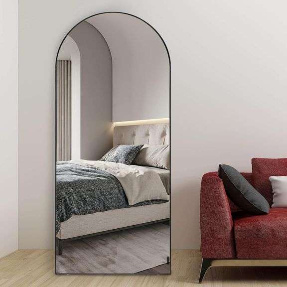 CISTEROMAN 65"x24" Full Length Mirror, Big Arched Mirror, Large Body ...