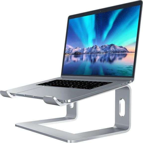 SOUNDANCE Laptop Stand, Aluminum Computer Riser, Ergonomic Laptops ...