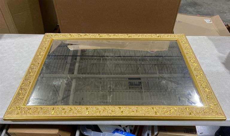 Stanley Monarch Framed Mirror Decor, 41.5in x 29.5in - Matthews Auctioneers